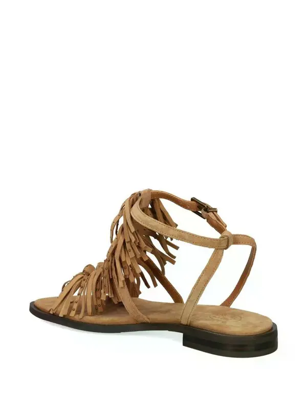 Ash Panic Fringed Studded Sandals