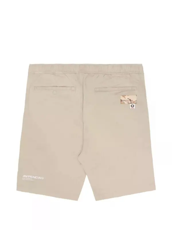 AAPE BY *A BATHING APE Moonface Embroidered Shorts