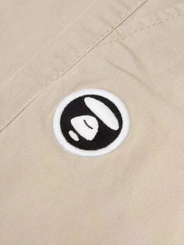 AAPE BY *A BATHING APE Moonface Embroidered Shorts