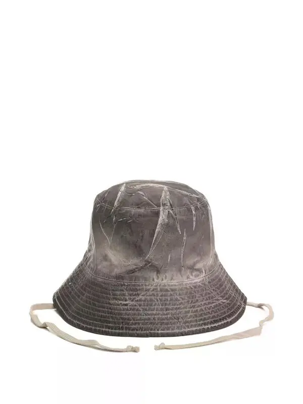 Rick Owens Gilligan Washed Denim Bucket Hat - Grey