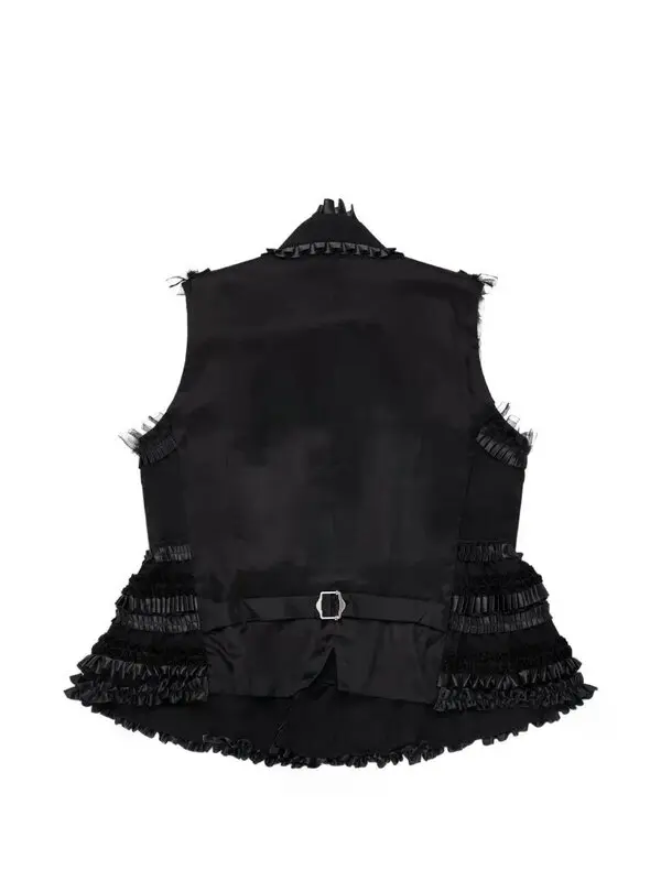 Noir Kei Ninomiya Ruffled Bow-detail Blouse