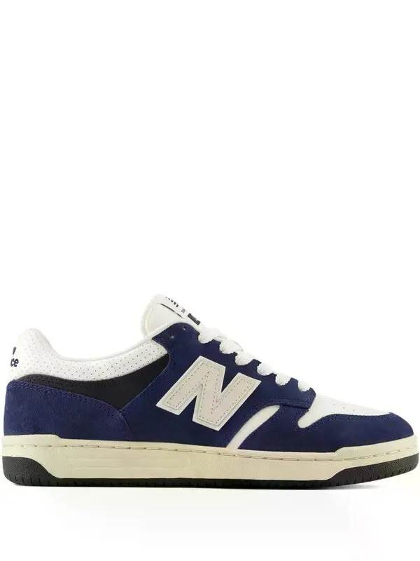 NEW BALANCE 480 Leather And Suede Trainers