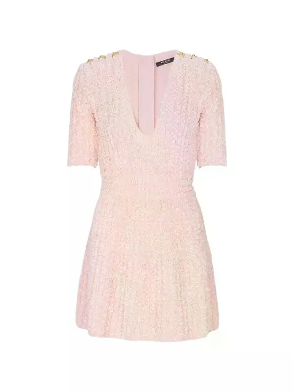 Balmain Mini Dress - Pink