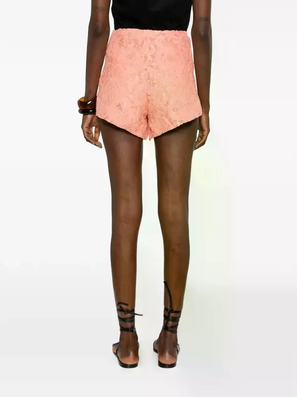ACTUALEE Lace Patterned Shorts