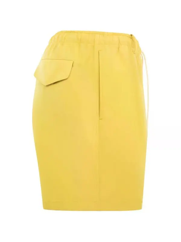 Auralee Elastic-waist Deck Shorts