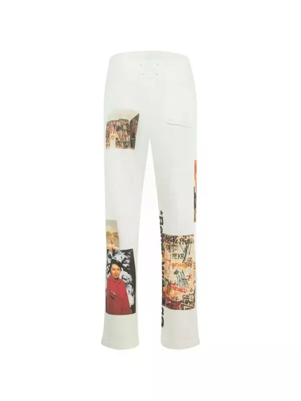 BETTER WITH AGE Ricky Waffle-knit Trousers - Neutrals