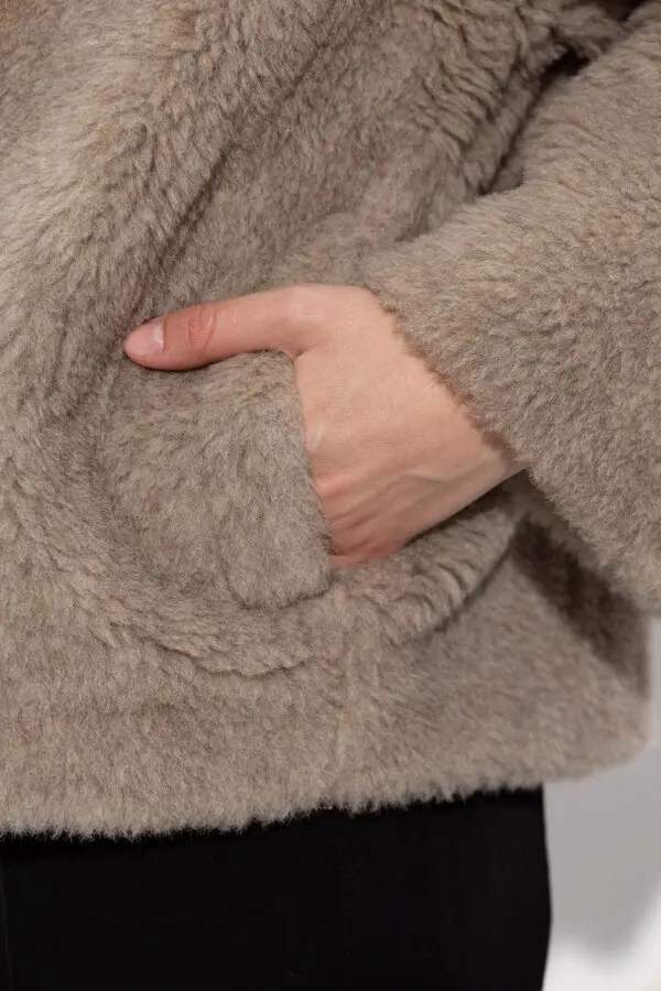 Max Mara Cambusa Fur Coat - Grey