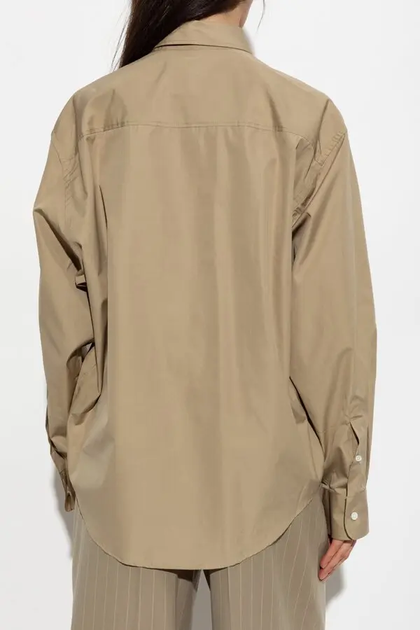 AMI Paris Oversize Shirt - Beige