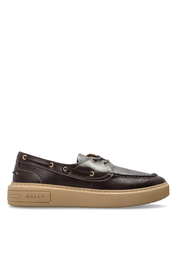 Bally Leather Boat Shoes