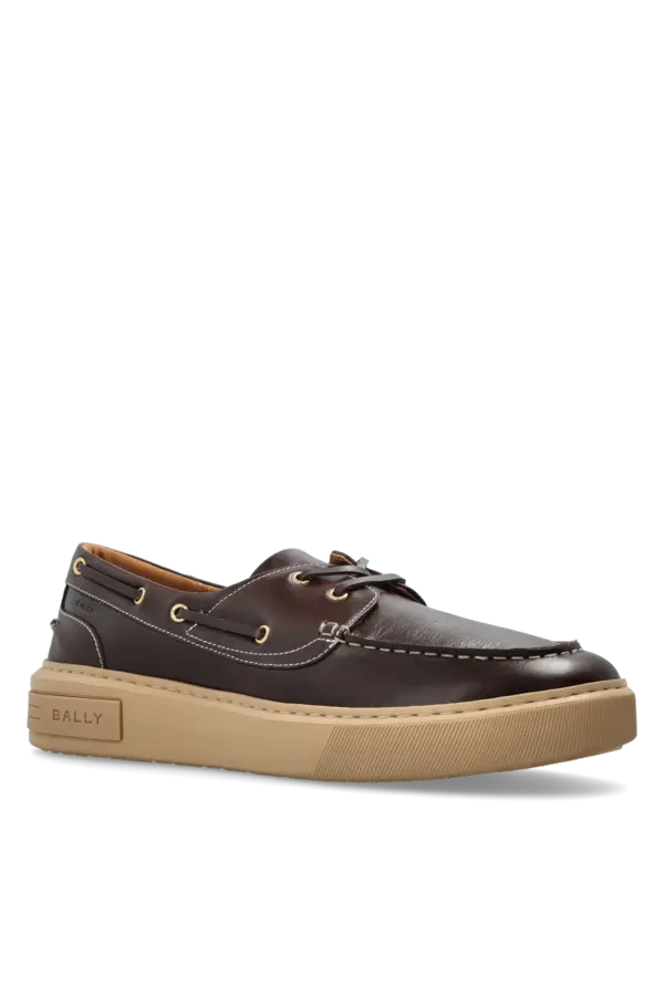 Bally Leather Boat Shoes