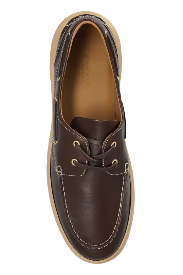 Bally Leather Boat Shoes