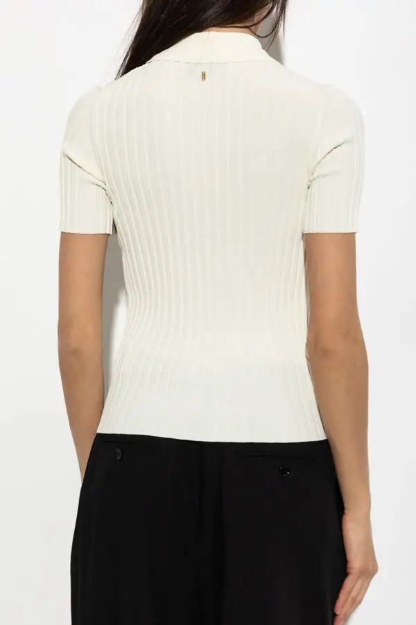 AMI Paris Pleated Polo