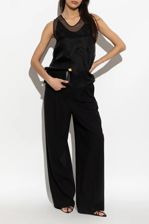 AMI Paris Silk Top