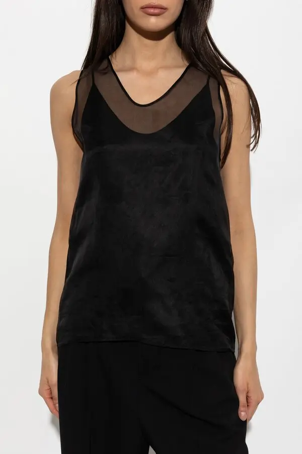 AMI Paris Silk Top