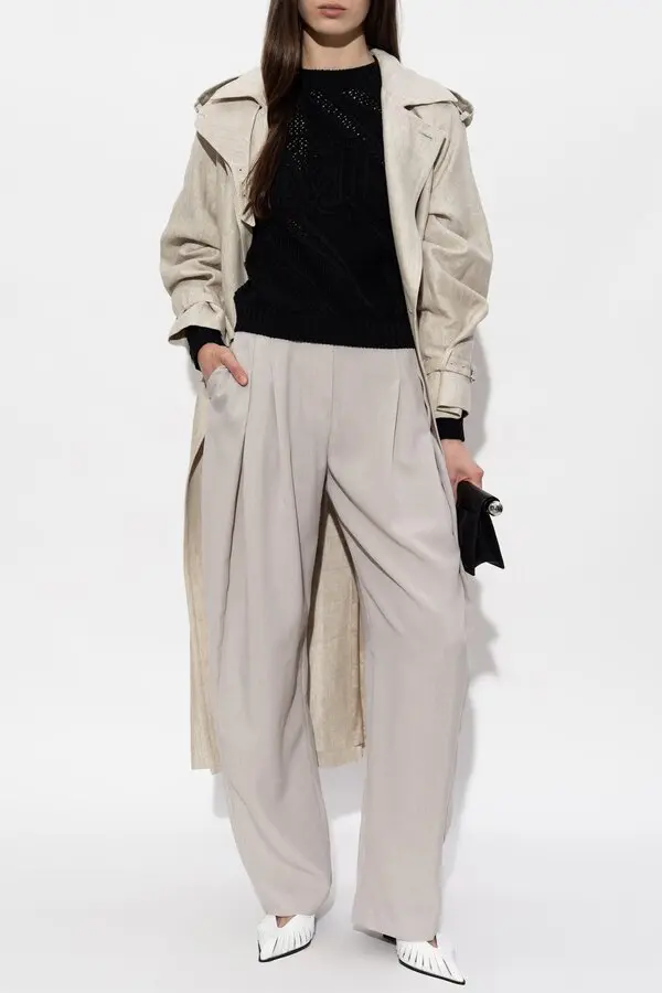 Max Mara Pedaggi’ Trench Coat - Beige