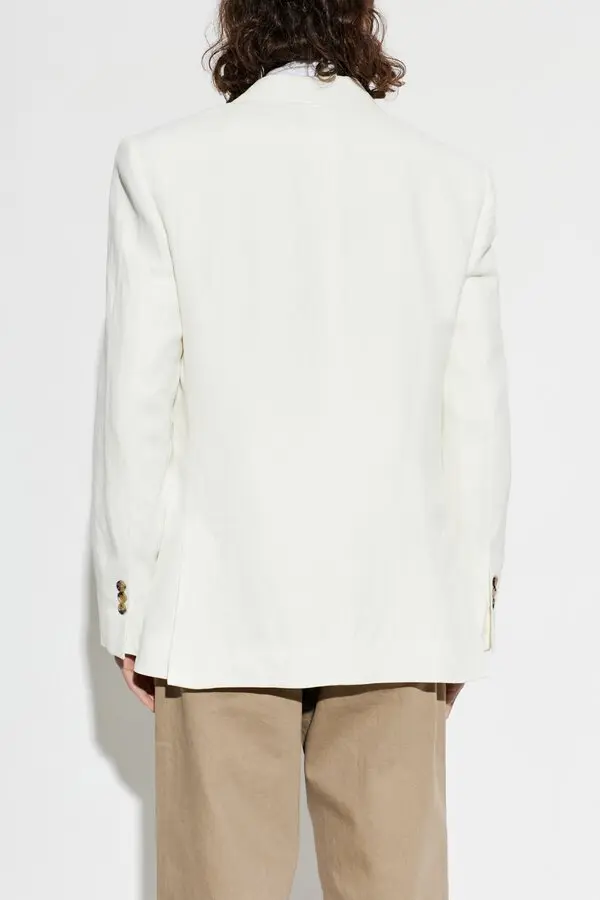 Ami Single-vent Blazer - White