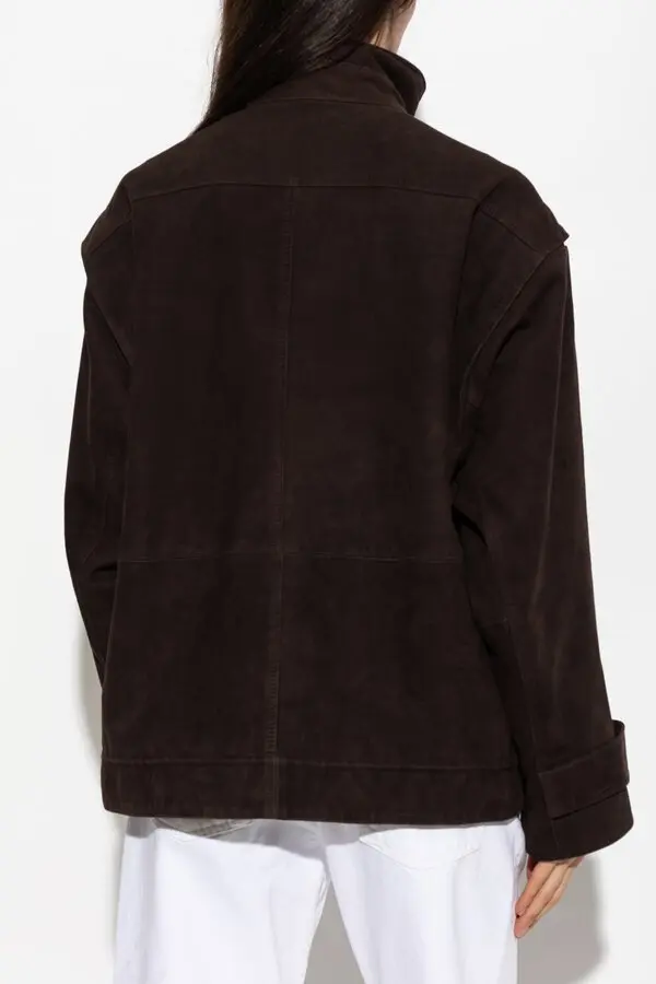ROTATE BY BIRGER CHRISTENSEN Suede Leather Jacket