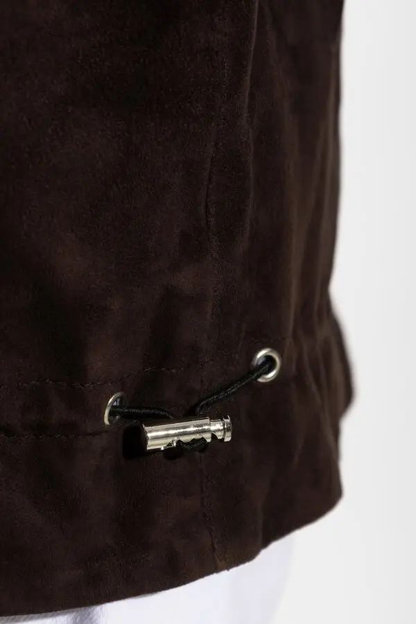 ROTATE BY BIRGER CHRISTENSEN Suede Leather Jacket