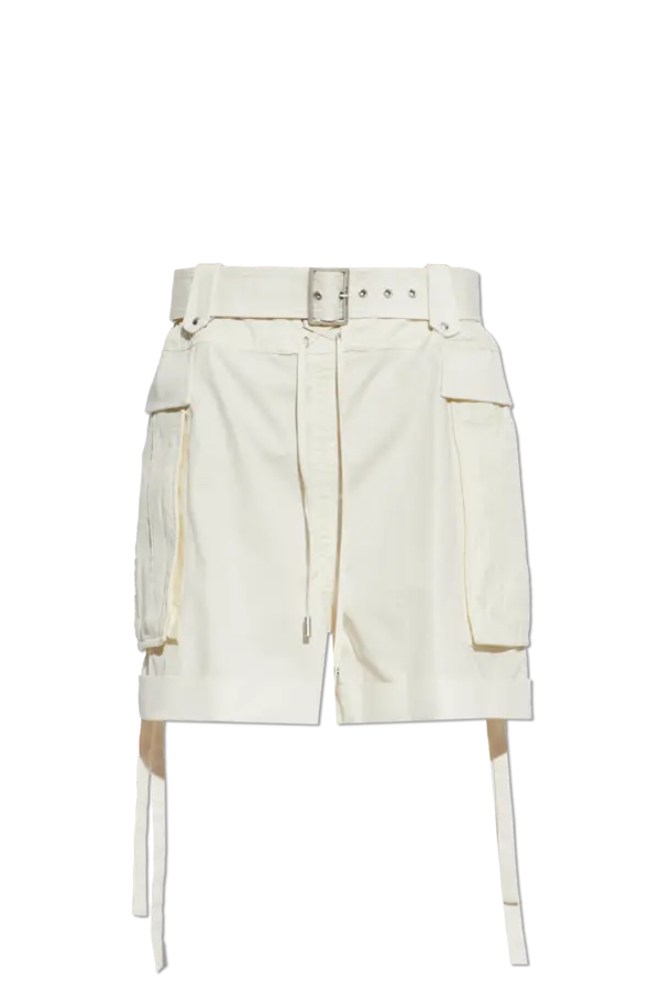 Alexander McQueen Cargo Shorts - Cream