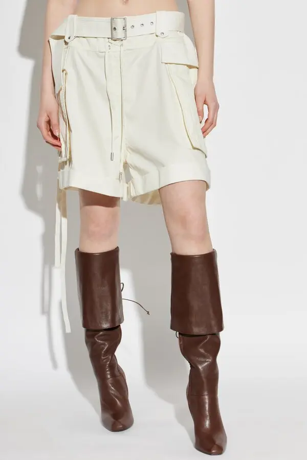 Alexander McQueen Cargo Shorts - Cream