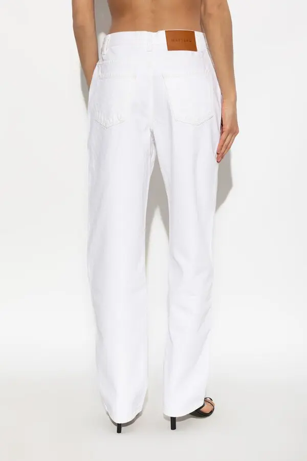 Matteau Jeans With Logo Appliqu