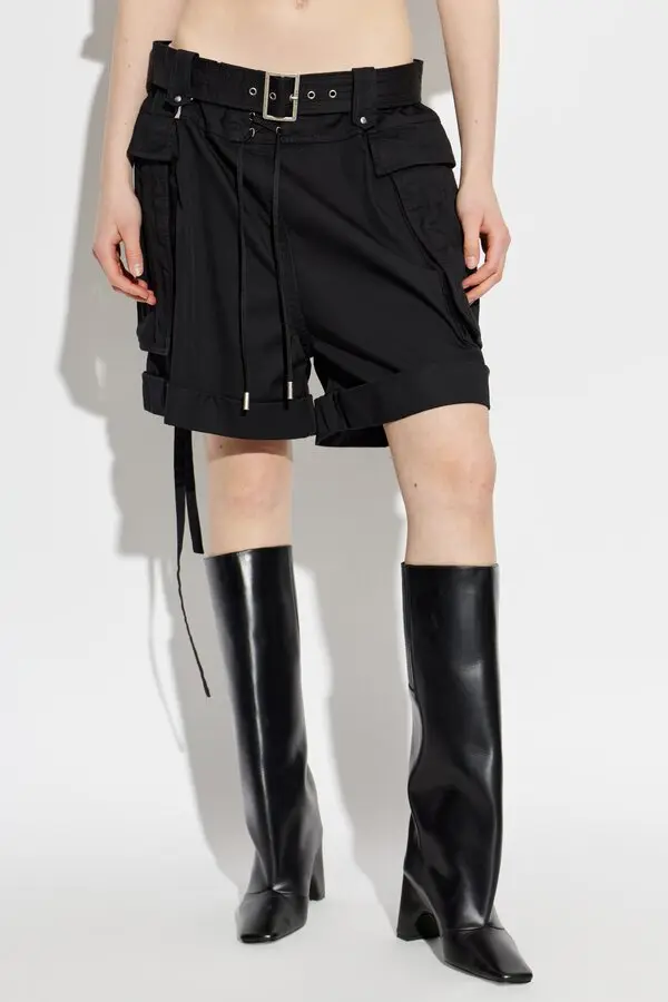 Alexander McQueen Cargo Shorts - Black