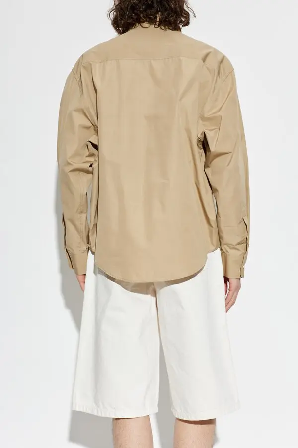 AMI Paris Oversize' Shirt - Beige