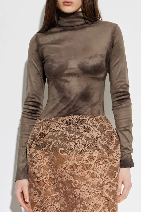 Acne Studios Velvet-finished Top