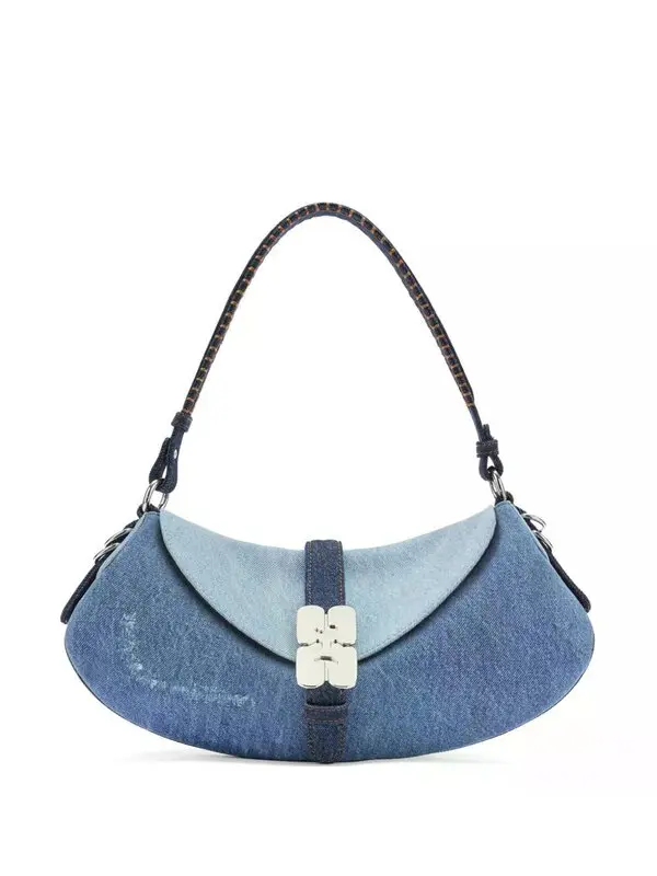 GANNI Denim Shoulder Bag