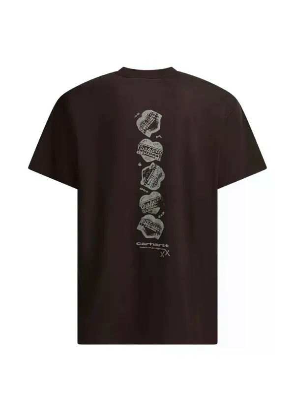 Carhartt Work In Progress Print T-shirt - Brown