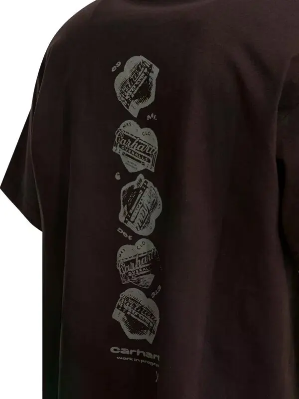 Carhartt Work In Progress Print T-shirt - Brown