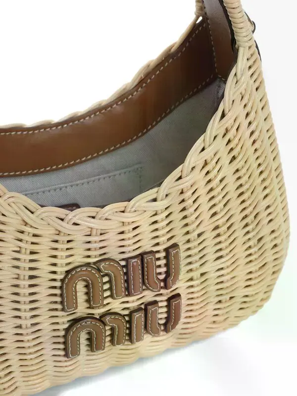 Miu Miu Raffia Tote Bag