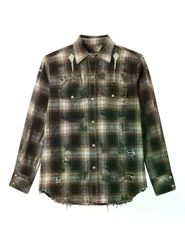 THUG CLUB Plaid Shirt
