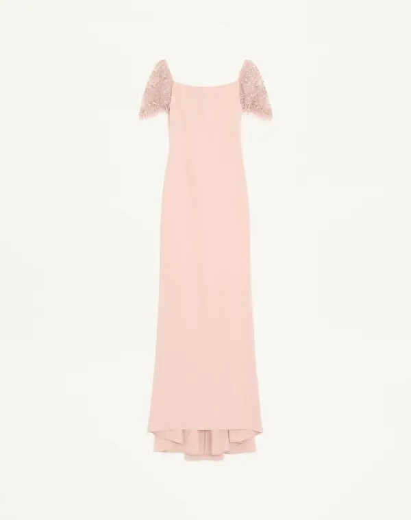 Valentino Garavani Embroidered Couture Cady Long Dress