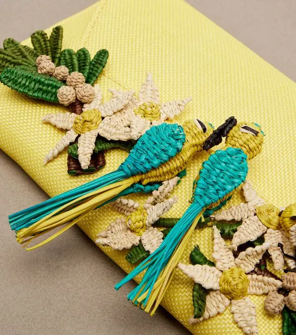 AQUAZZURA Birdsong Clutch
