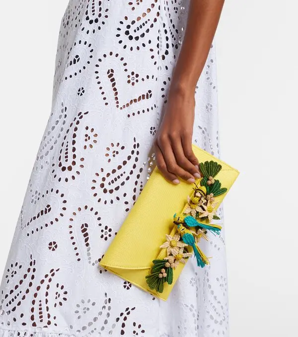 AQUAZZURA Birdsong Clutch