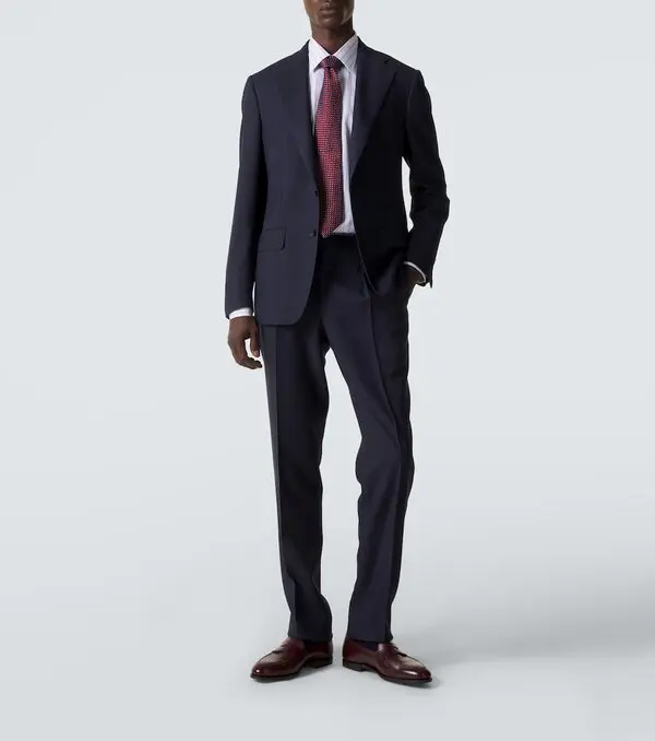 Thom Sweeney Wool Suit - Blue
