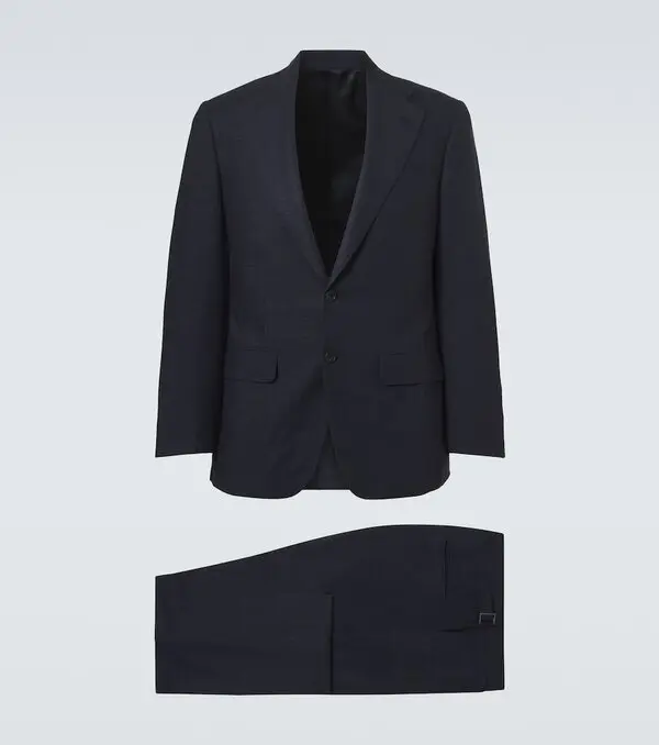 Thom Sweeney Wool Suit - Blue
