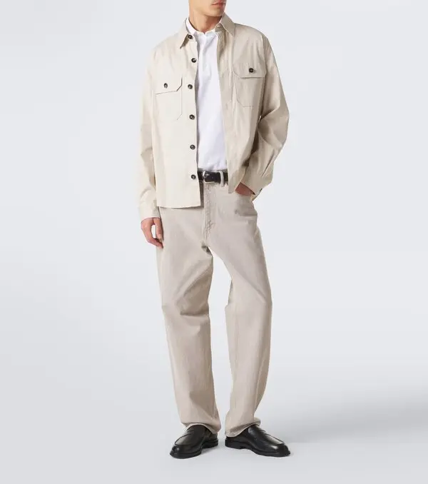 Thom Sweeney Leather Penny Loafers