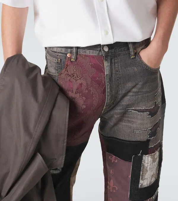 Junya Watanabe X Levi's® Patchwork Wide-leg Jeans