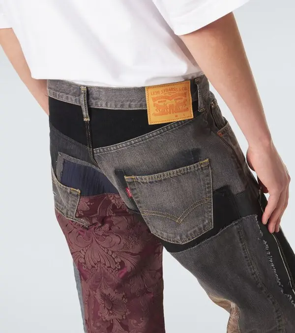 Junya Watanabe X Levi's® Patchwork Wide-leg Jeans