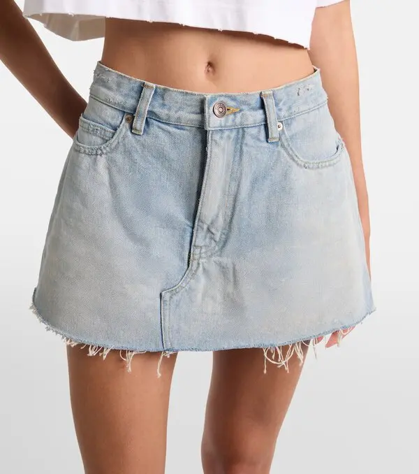 Balenciaga Denim Skort - Blue