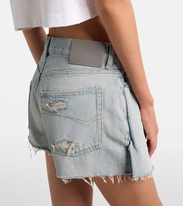 Balenciaga Denim Skort - Blue