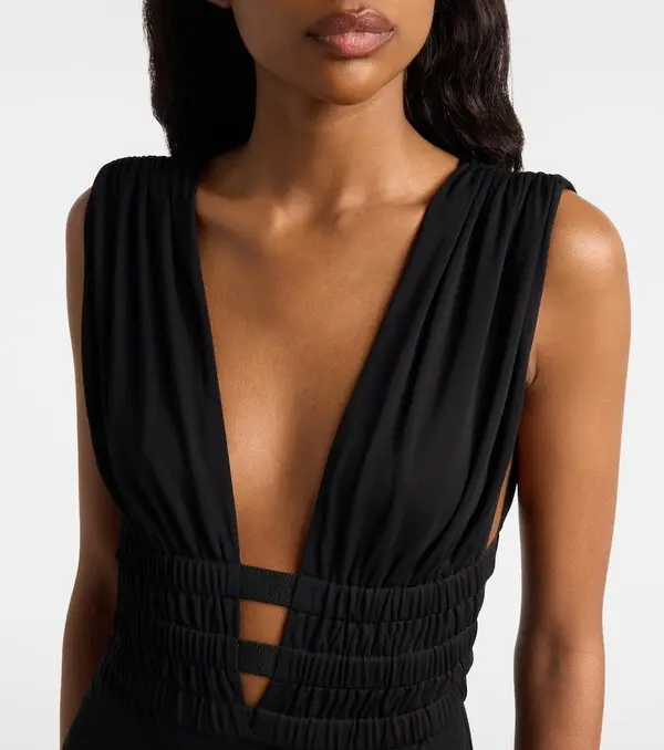 Alaïa Shirred Bodysuit