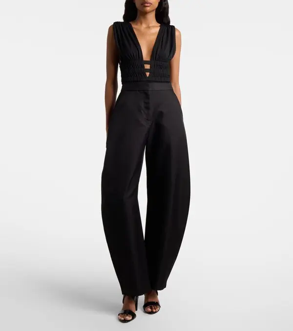 Alaïa Shirred Bodysuit