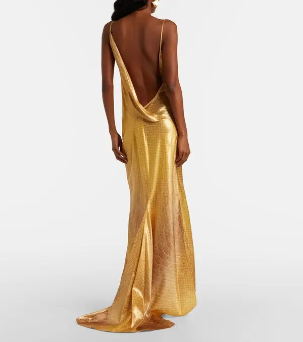 Gold Silk Dresses | Editorialist