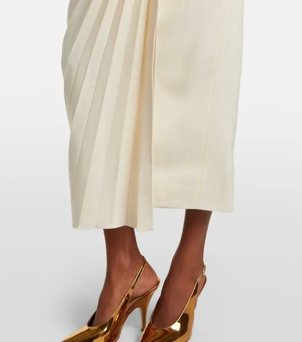 Roberto Cavalli Pleated Midi Skirt