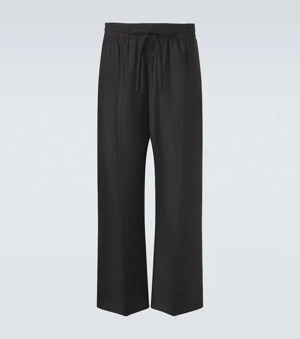 Fear Of God Virgin Wool Wide-leg Pants - Grey