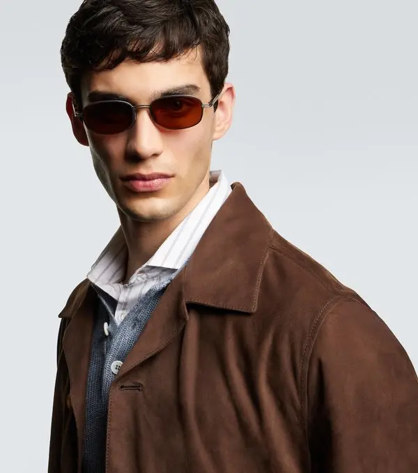 Brunello Cucinelli Oval Sunglasses