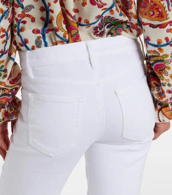 FRAME The Rodeo Bootcut Jeans - White